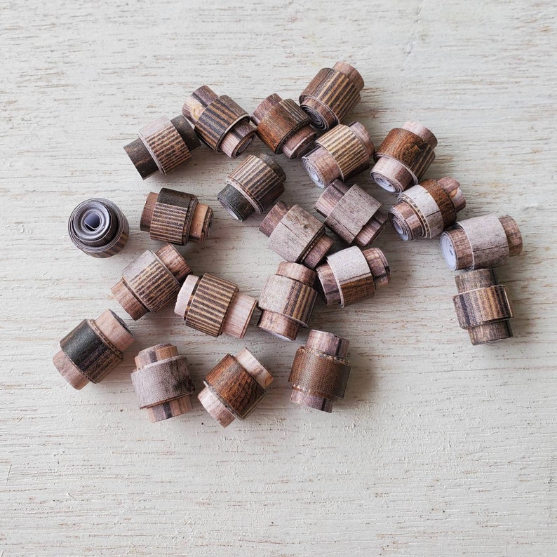 Paper Beads Recycled Paper Beads Tube Beads - Etsy