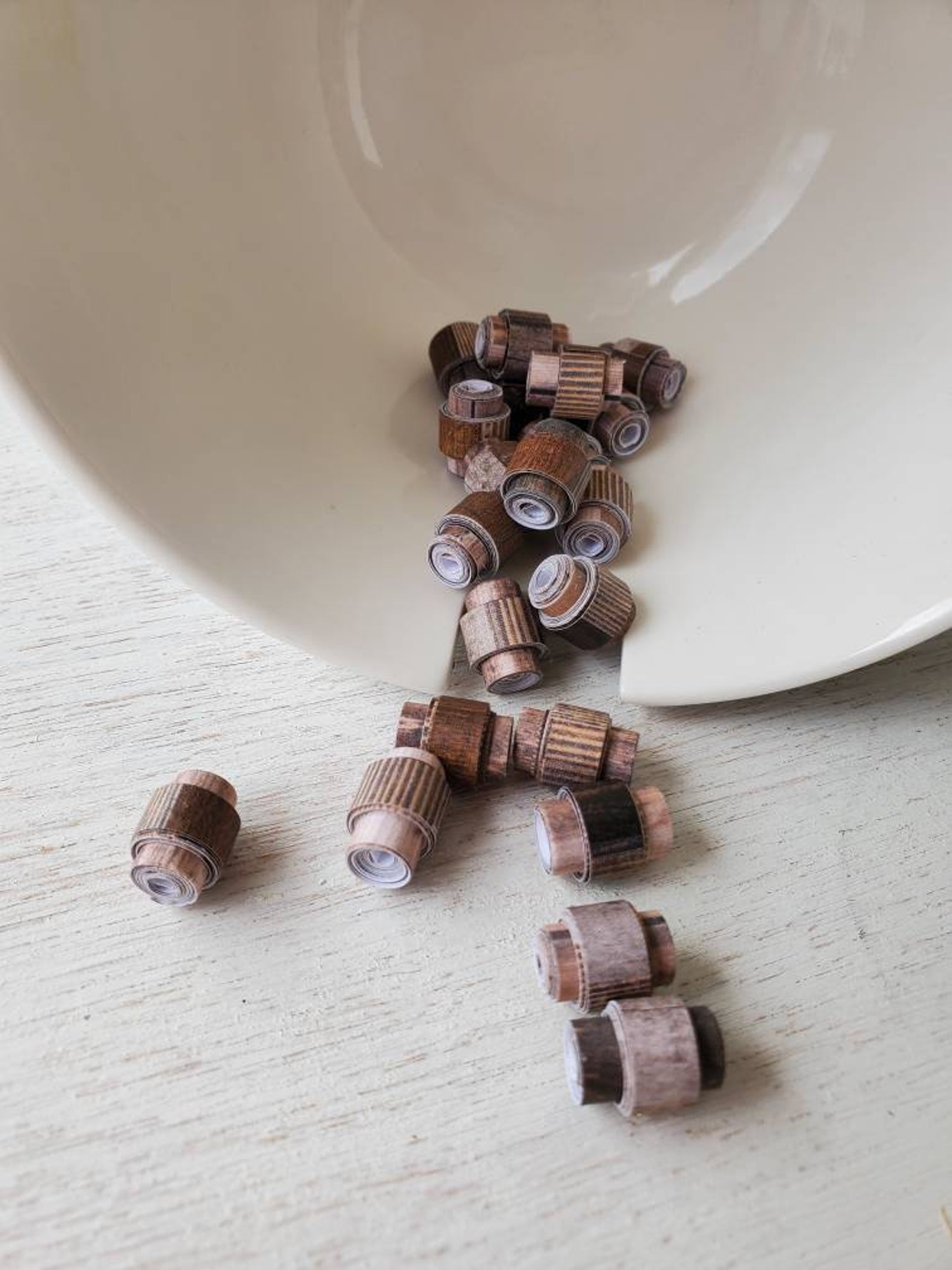Paper Beads, Recycled Paper Beads, Tube Beads - Etsy