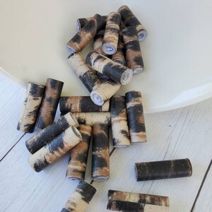Paper Beads, Tube Beads, Large Hole Bead - Etsy