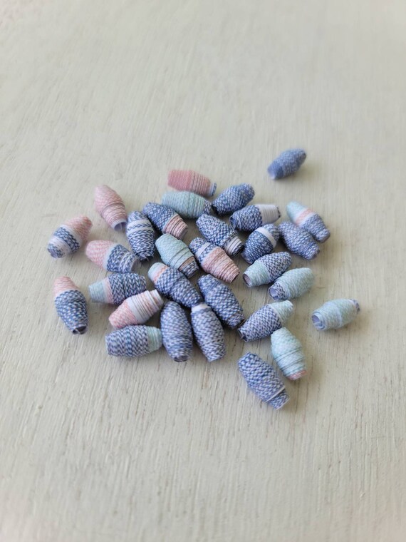 Paper Beads for Jewelry Making. 1 2 Inch Recycled Paper Beads Etsy