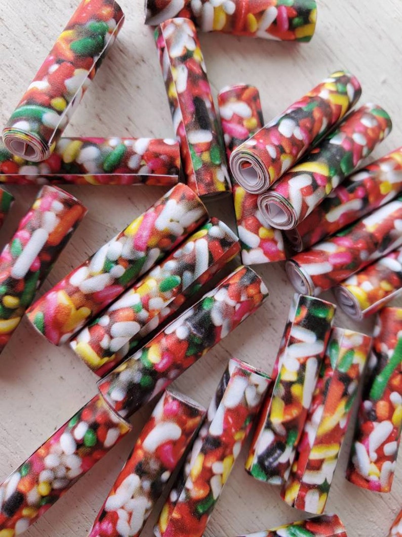 Paper Beads Recycled Paper Beads Tube Beads | Etsy