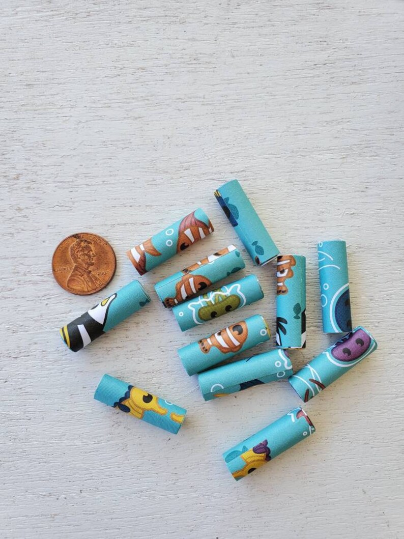 Paper Beads, Recycled Paper Beads, Tube Beads - Etsy