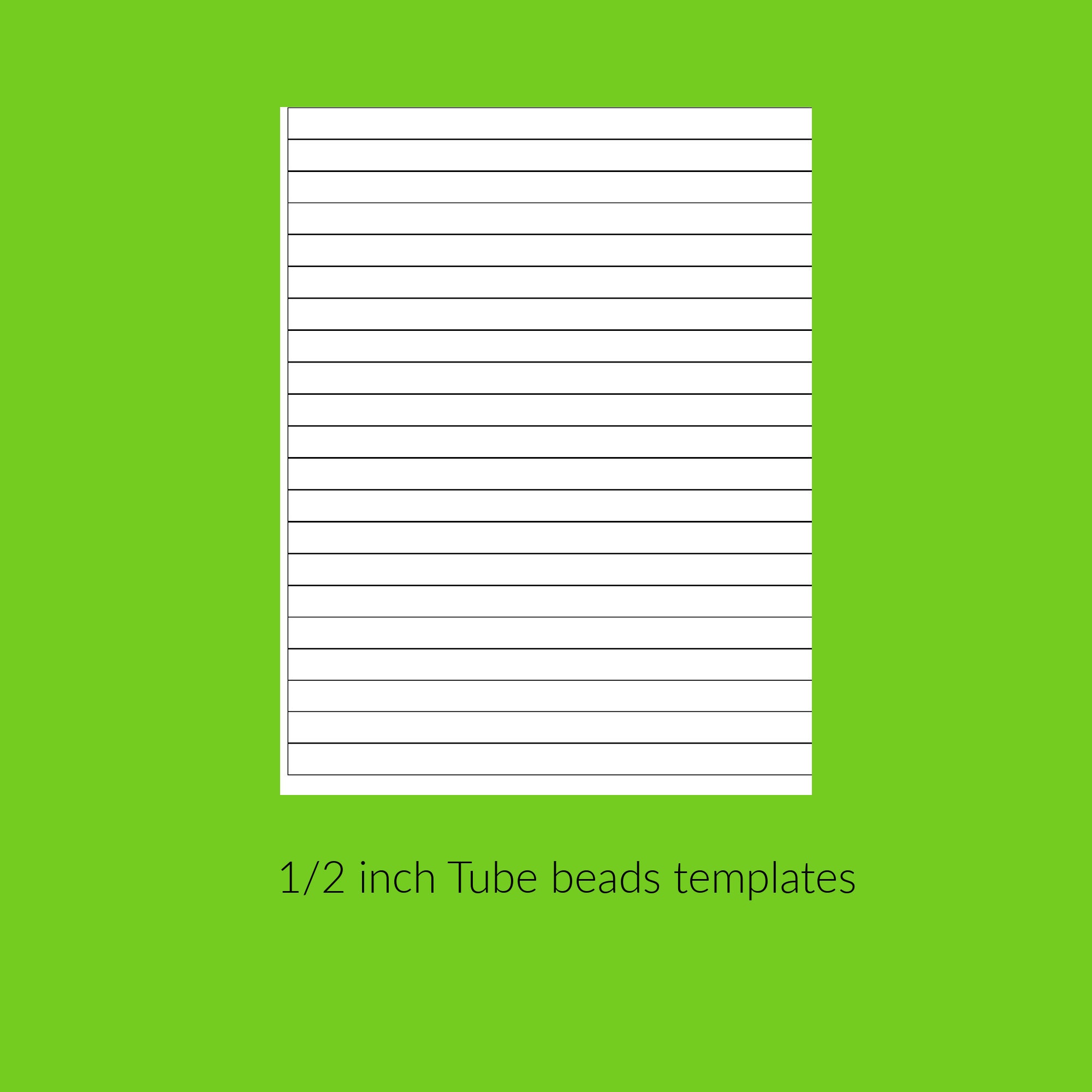 Paper Bead Template Digital Download Recycled Paper Beads - Etsy