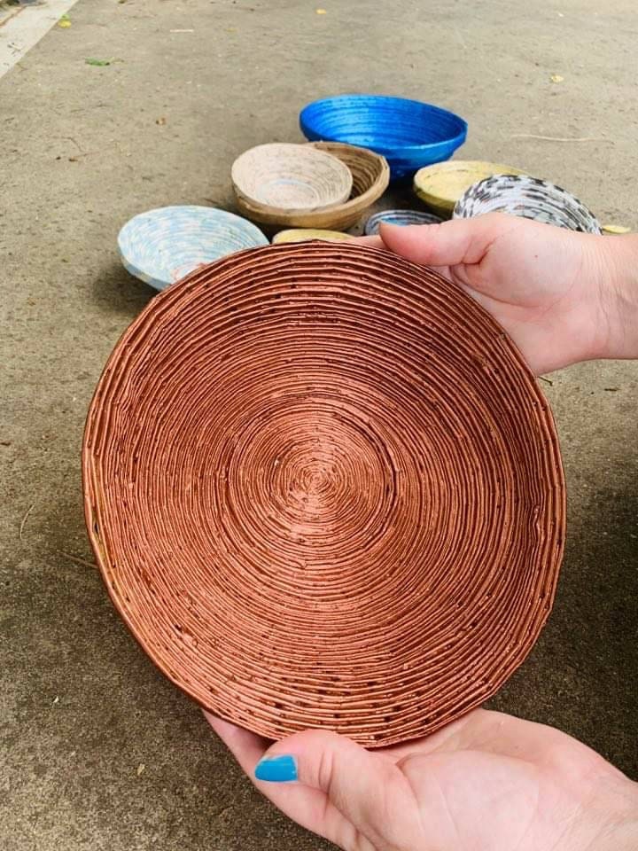 Magazine bowl handmade paper bowl home decor decorative | Etsy