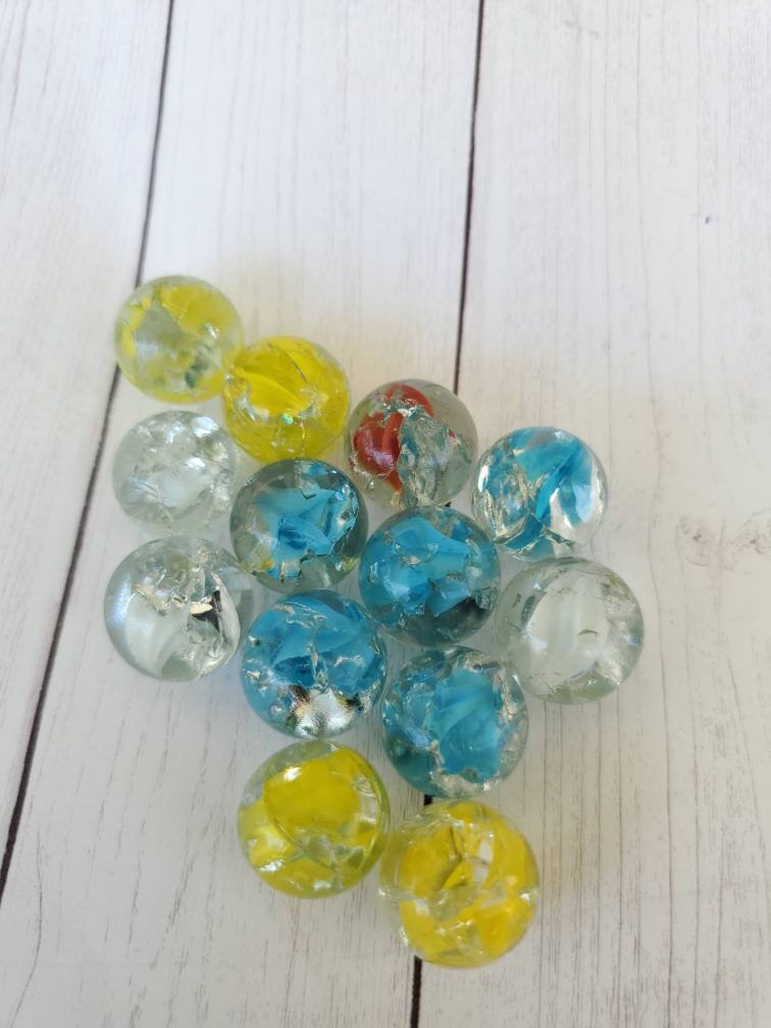 Cracked Marbles Fried Marbles 12 Mm Fried Cracked Marbles - Etsy