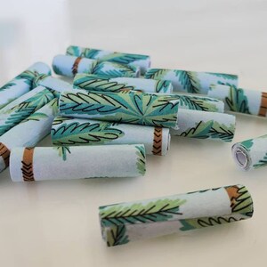 Paper Beads, Recycled Paper Beads, Large Hole Tube Beads - Etsy
