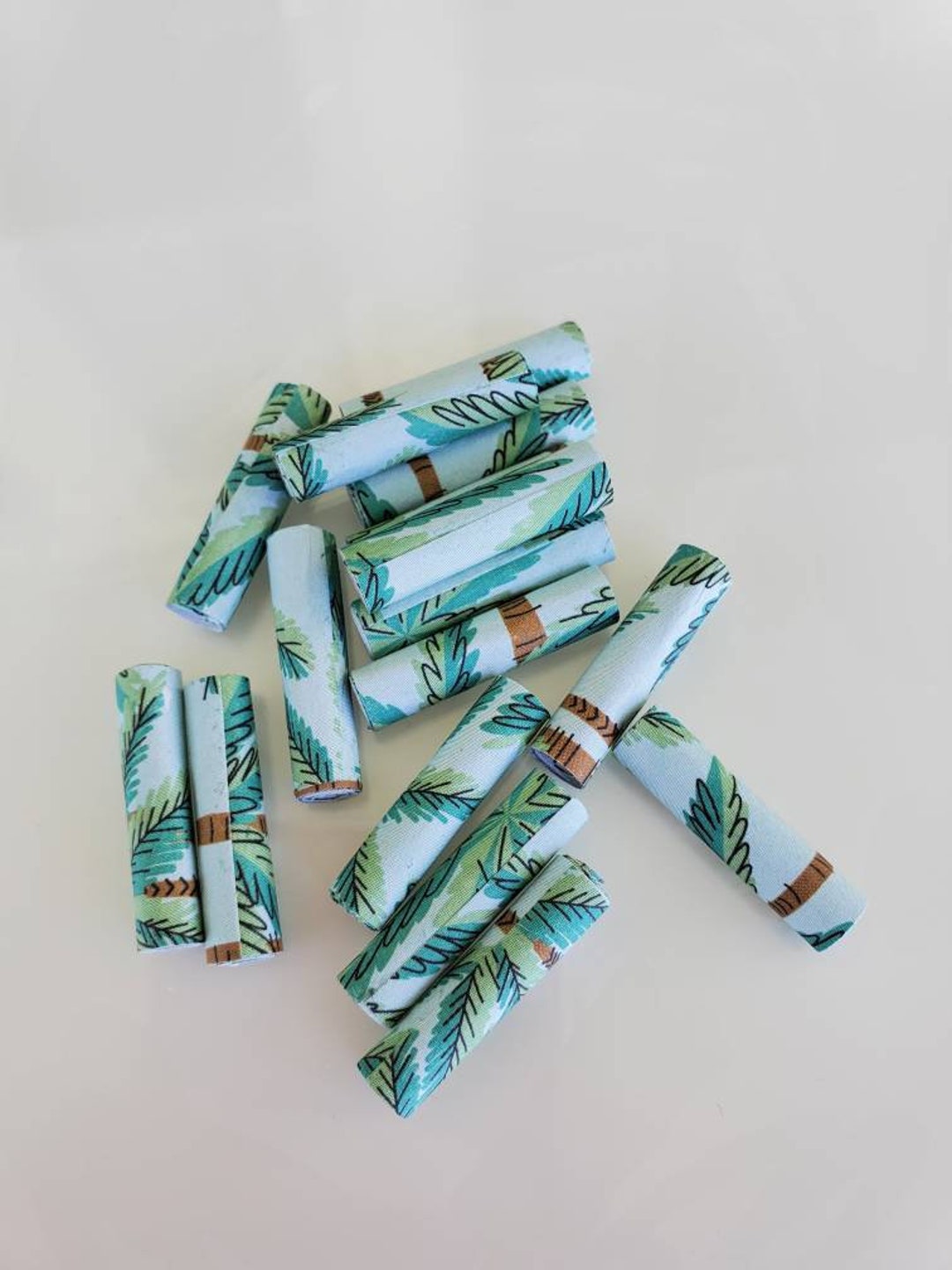Paper Beads, Recycled Paper Beads, Large Hole Tube Beads - Etsy