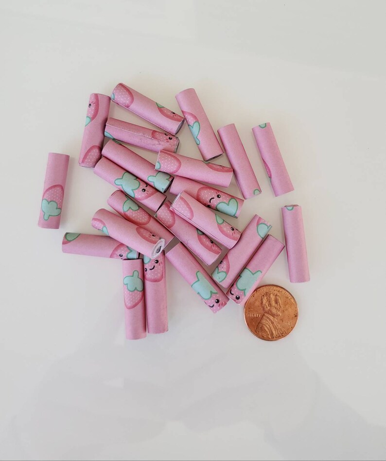 Paper Beads, Recycled Paper Beads, Tube Beads - Etsy