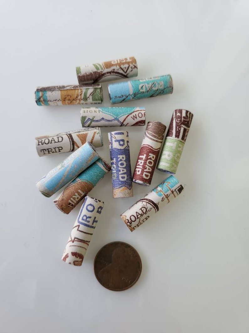 Paper Beads, Recycled Paper Beads, Tube Beads - Etsy