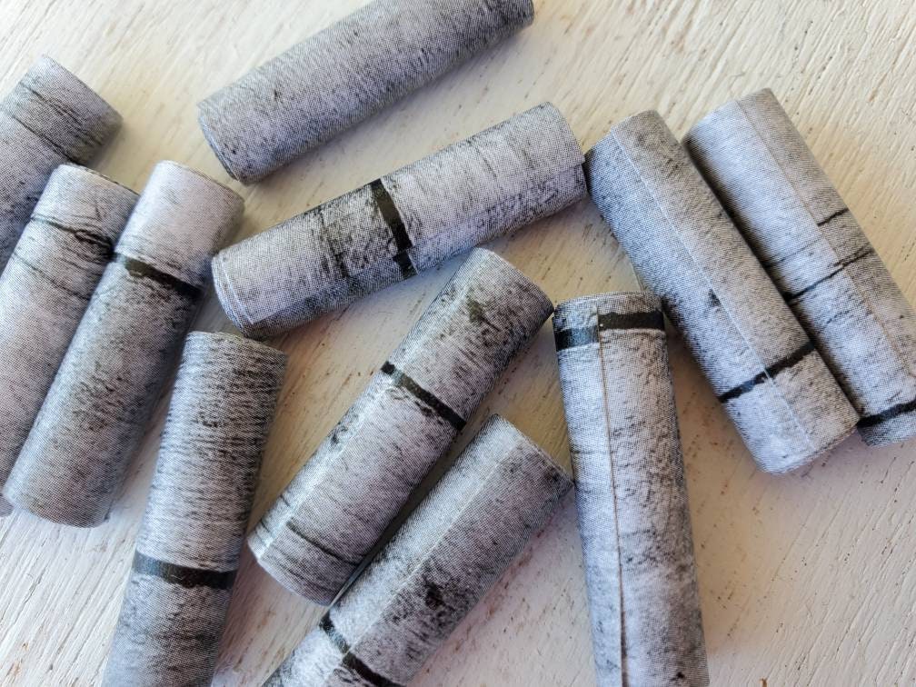 Paper Beads Recycled Paper Beads Tube Beads | Etsy