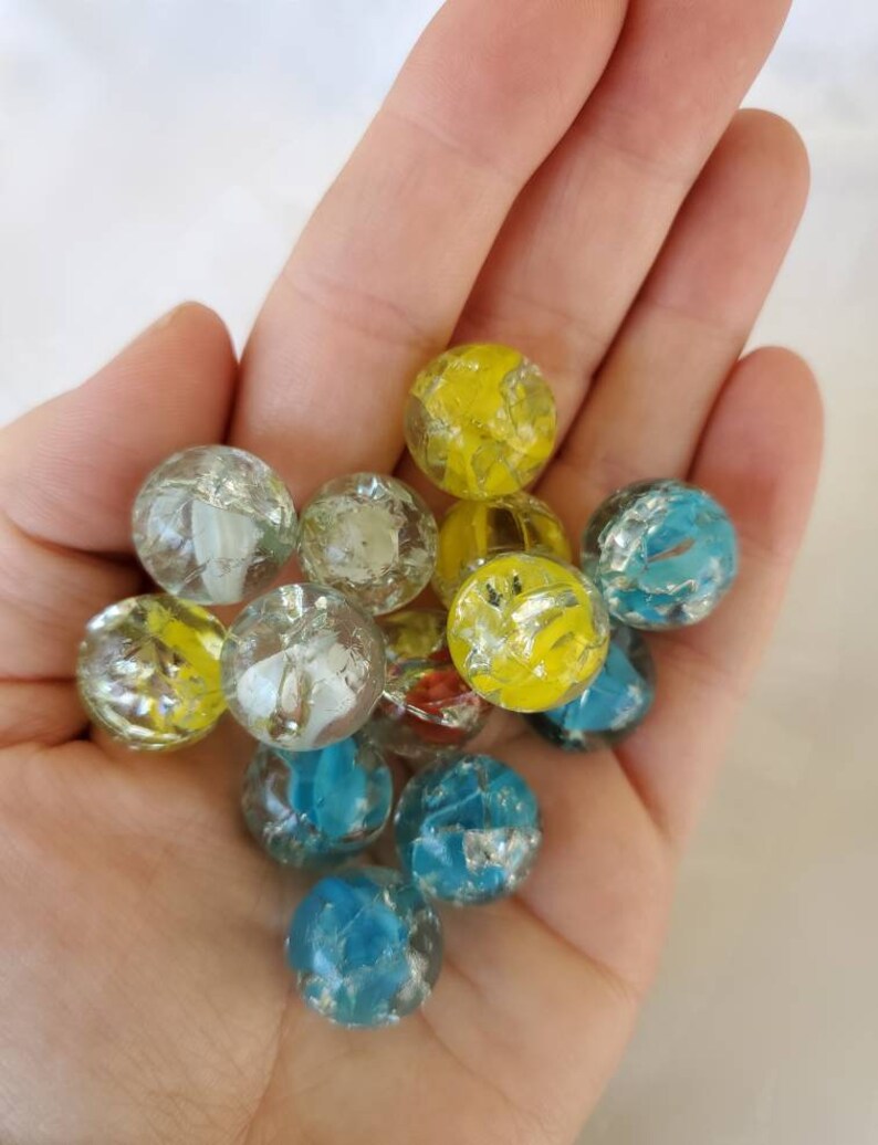 Cracked Marbles Fried Marbles 12 Mm Fried Cracked Marbles - Etsy