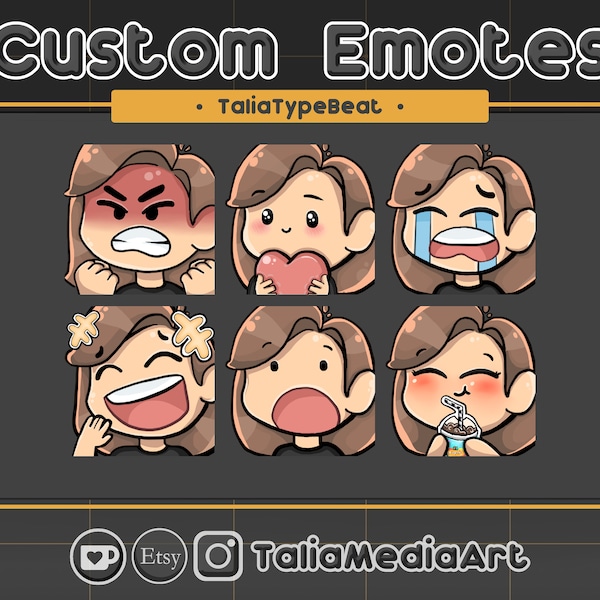 Emotion Twitch Emotes - Etsy