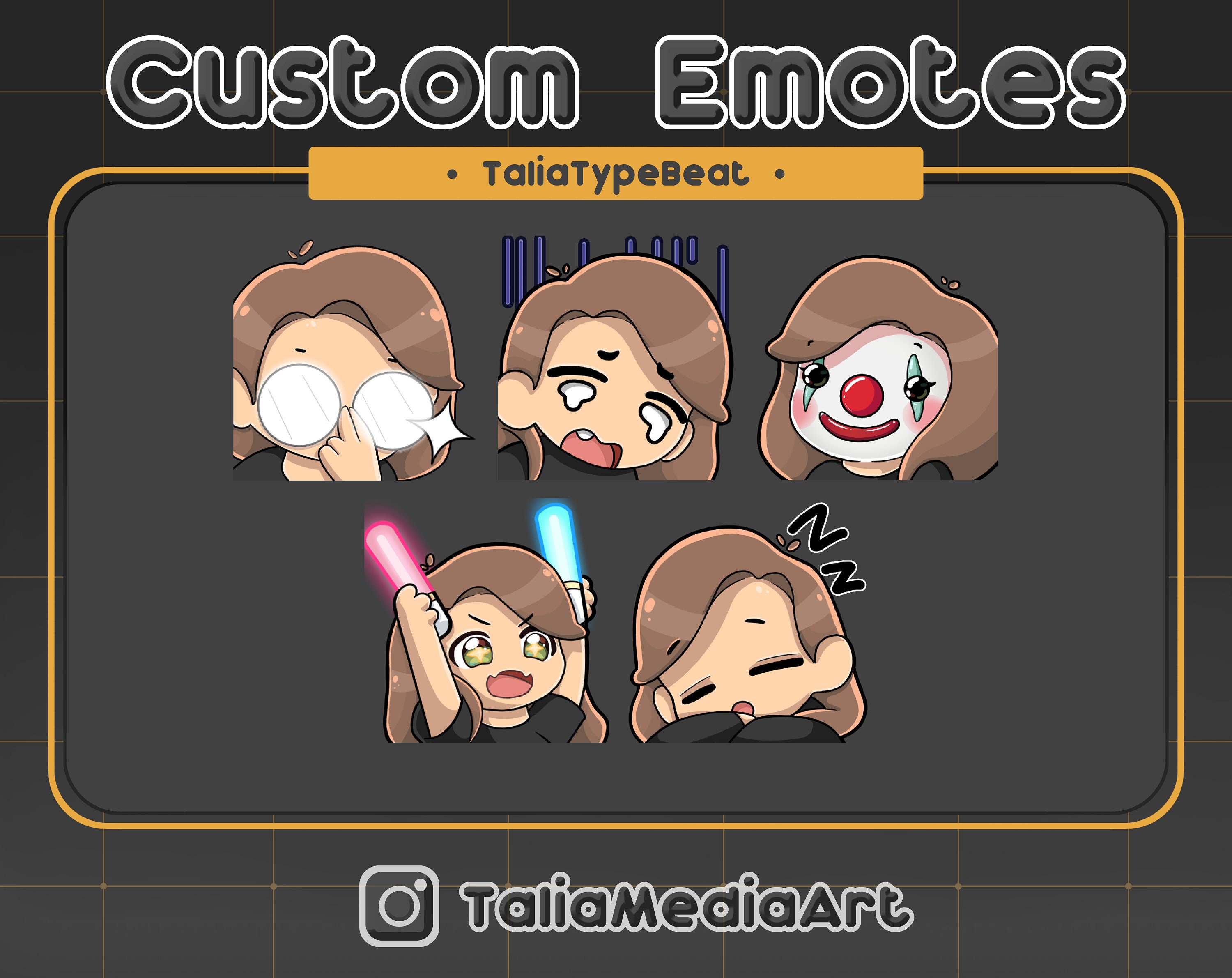 Custom Twitch Emotes Emotes PNG Custom Drawings Art Emotion Emoji ...