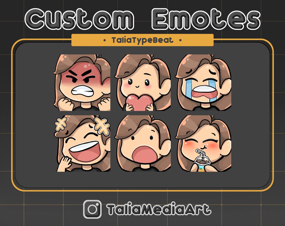 Custom Twitch Emotes Emotes PNG Custom Drawings Art Emotion Emoji ...