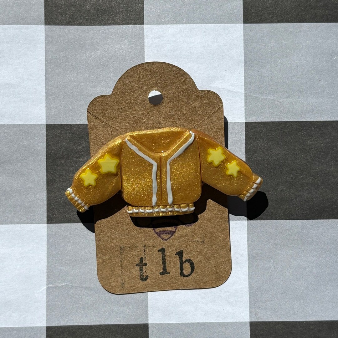 Swiftie Inspired Cardigan Pin (gold) - Etsy
