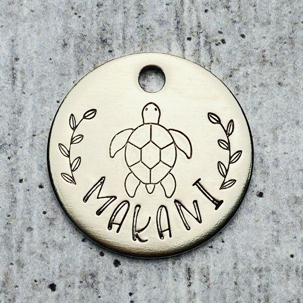 Sea Turtle Name Tag - Etsy