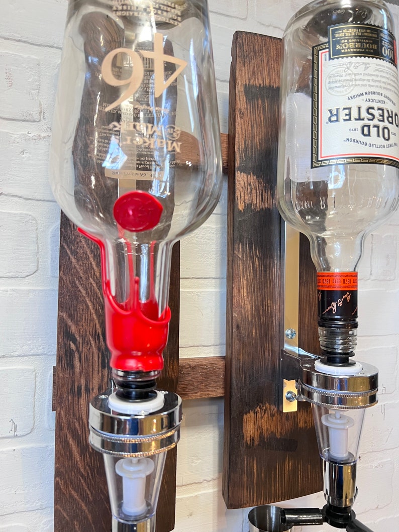 Liquor Dispenser Wall Mount Liquor Dispenser Man Cave Decor - Etsy