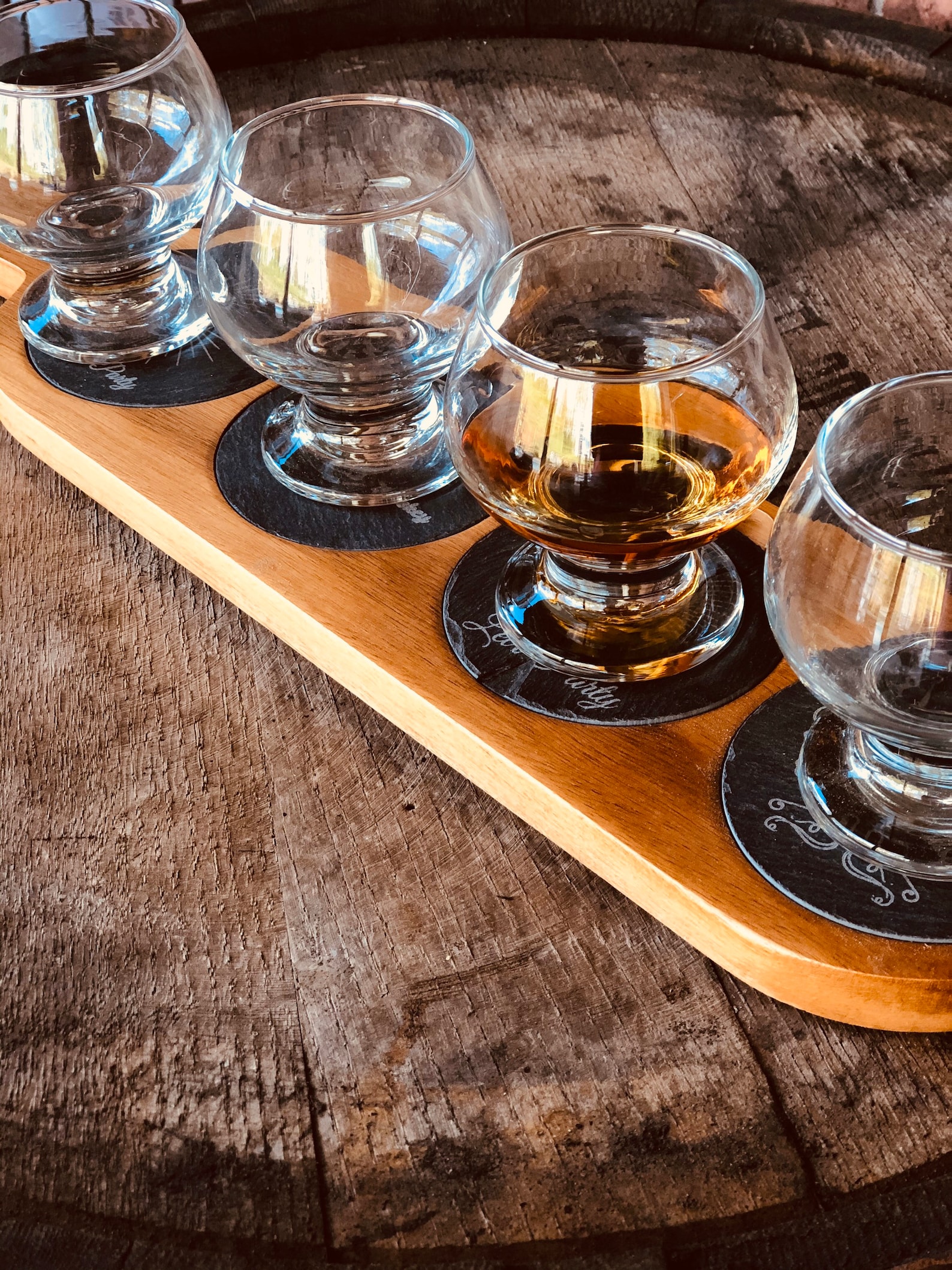 Whiskey Flight Board Liquor Serving Tray Personalized - Etsy