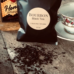 Bourbon Black Tea/bourbon/loose Leaf Tea/bourbon Tea/bourbon Themed ...