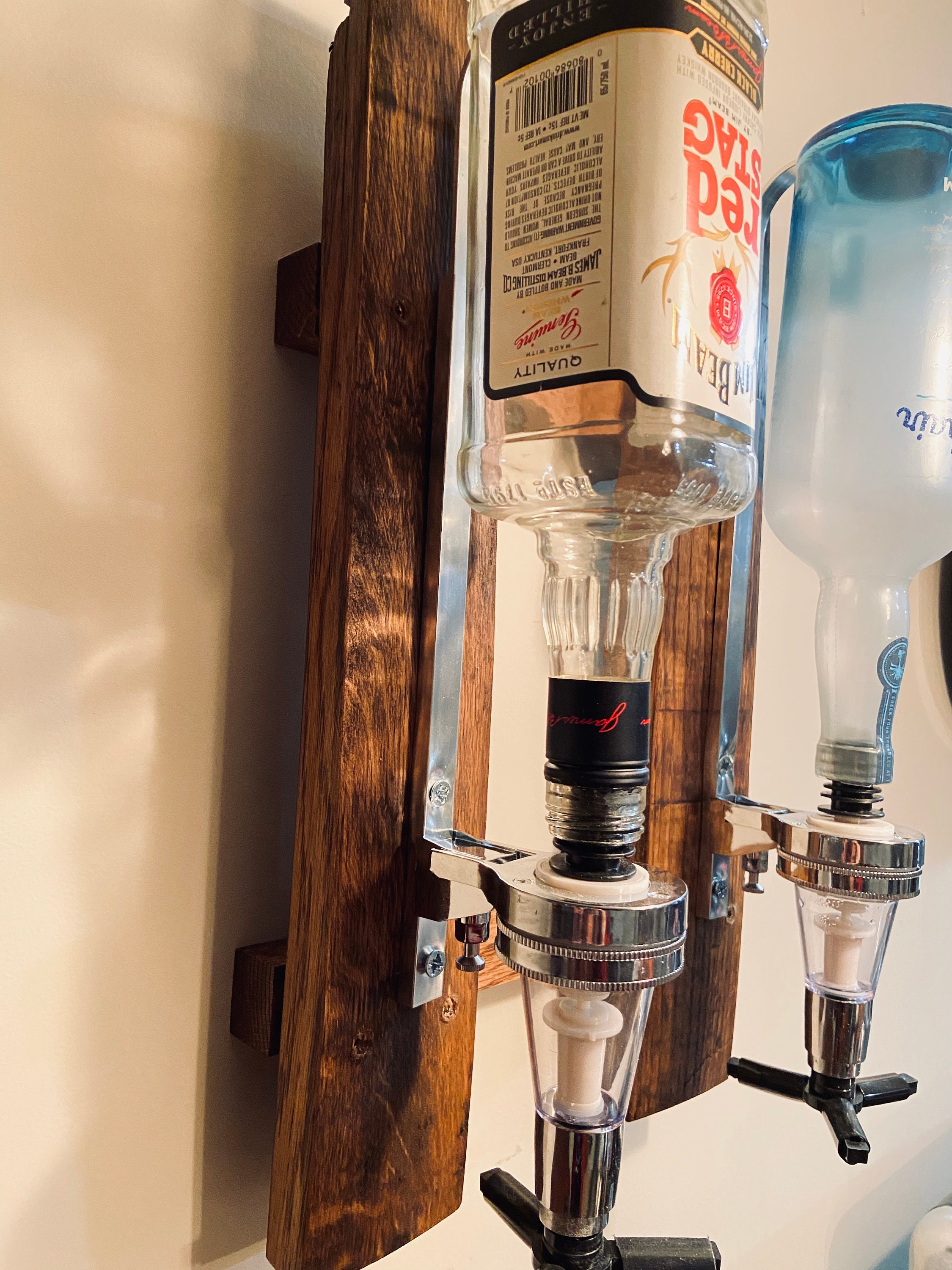 Liquor Dispenser Wall Mount Liquor Dispenser Alcohol Shot | Etsy