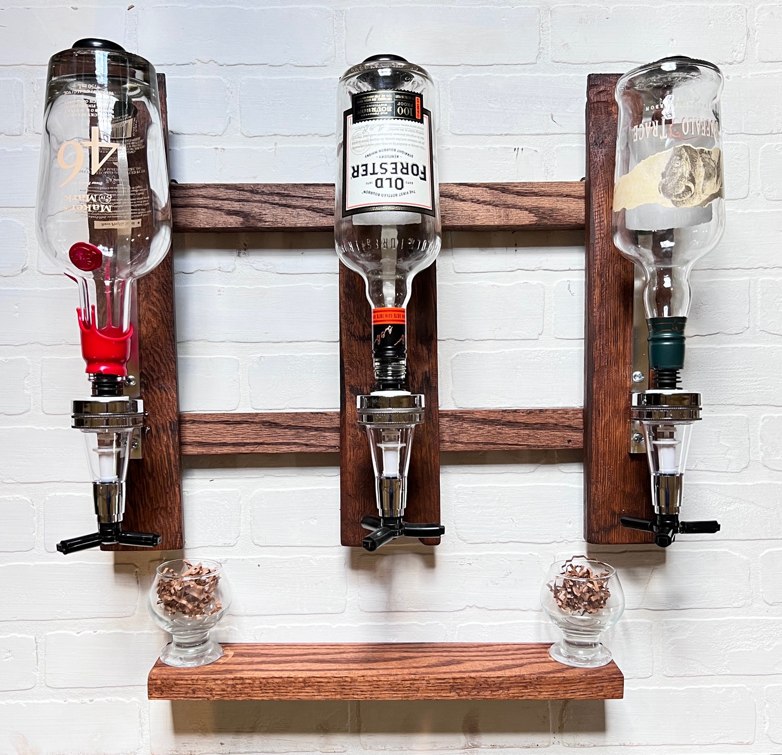 Liquor Dispenser Wall Mount Liquor Dispenser Man Cave Love - Etsy
