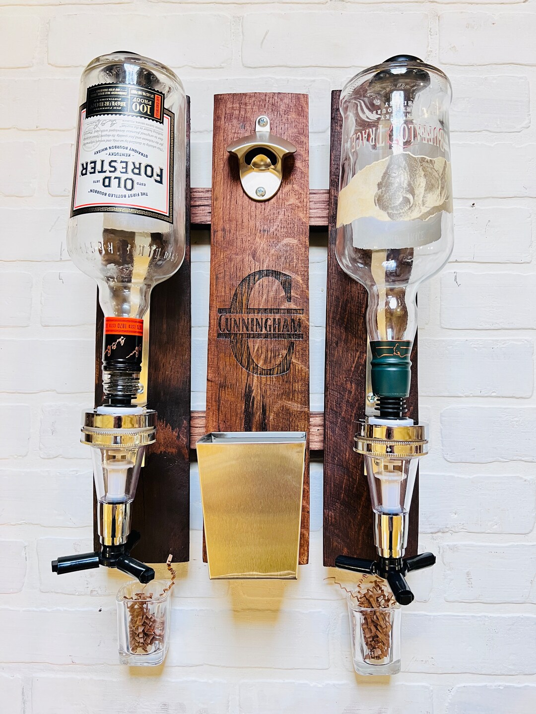 Engraved Bourbon Barrel Liquor Dispenser: Personalized Whiskey Gift - Etsy