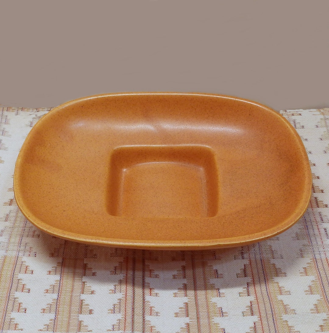 Mccoy Orange Planter,dish Planter,1301 Mccoy,indoor Gardening,1960s ...