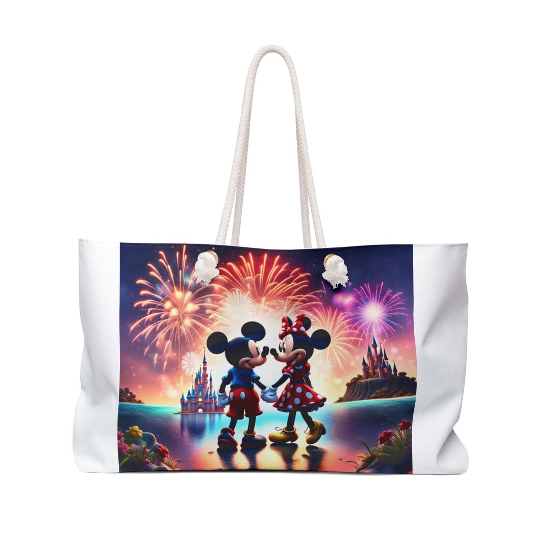 Weekender Bag Mickey and Minnie - Etsy