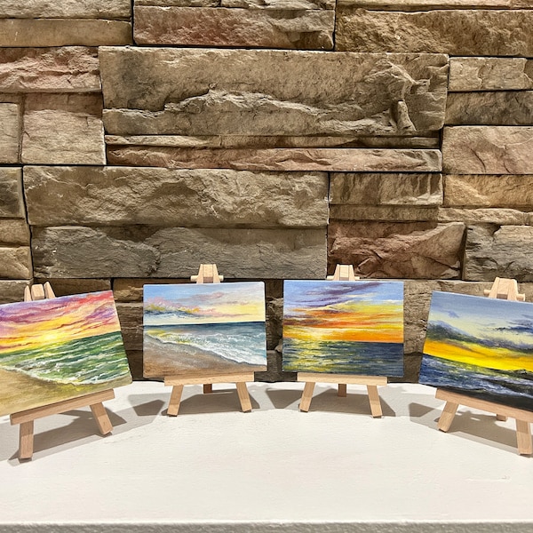 Mini Canvas Painting - Etsy