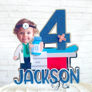Doctor Cake Topper, Personalized Doctor Cake Topper, Dr Cake Topper ...