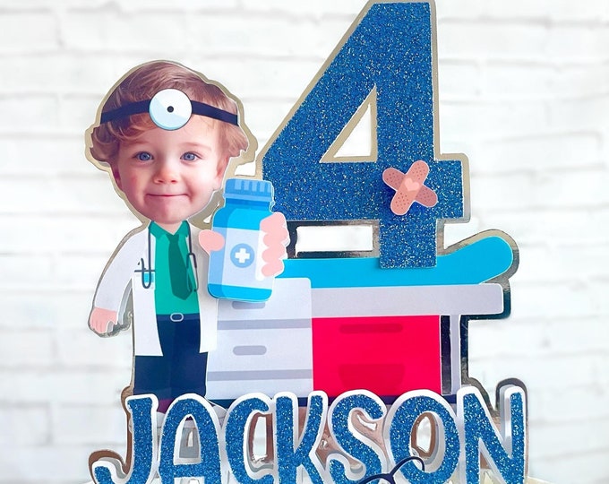 Custom Doctor Cake Topper, Phd Graduation Cake Topper, Doctor ...