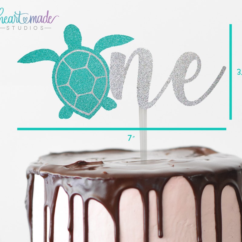 Turtle Cake Topper - Etsy