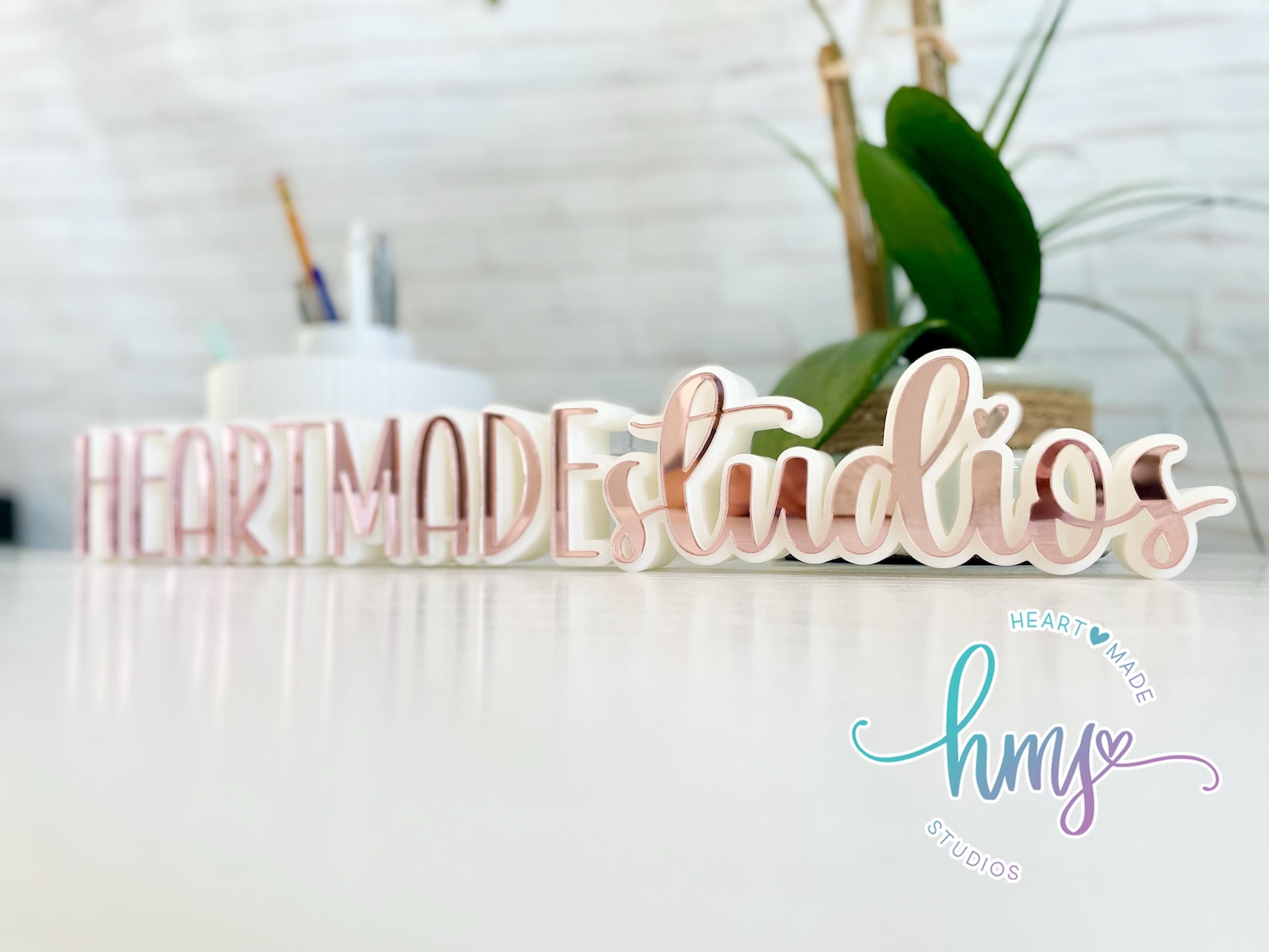 Watermark,business Watermark, 3D Business Name Plate, Social Media Sign ...