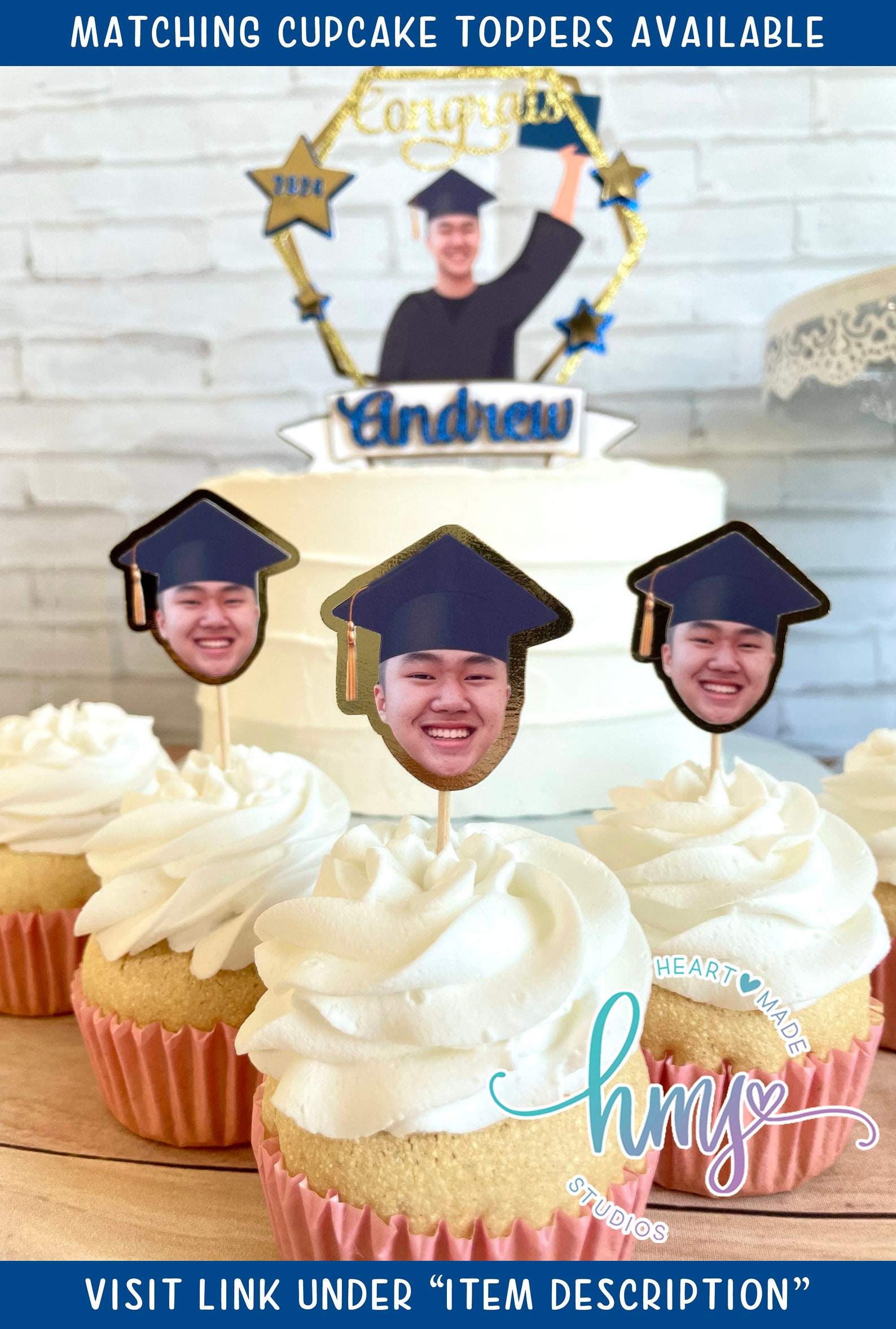 Graduation Cake Topper, Graduation Topper, Senior Cake Topper, Grad ...