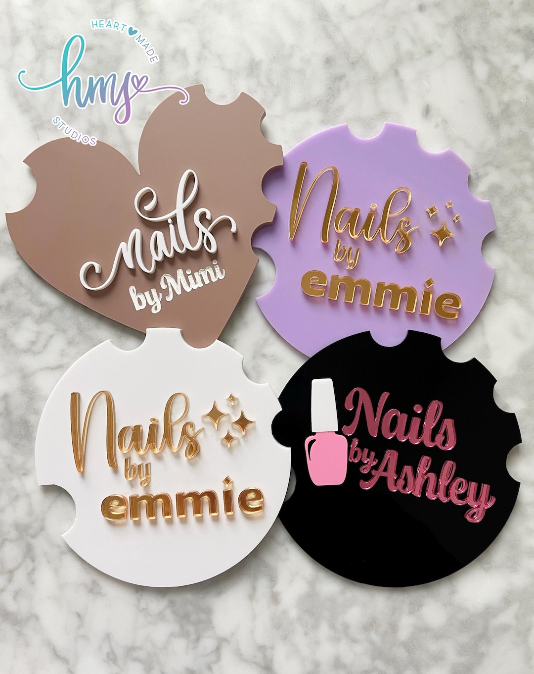 Nailfie Disc,nail Photo Prop,nail Artist Gift,nailfie Prop,nail Tech ...