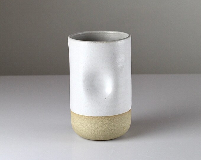 Large Indent Ceramic Mug/thumbprint Tumblers/minimalist Tea Cup - Etsy