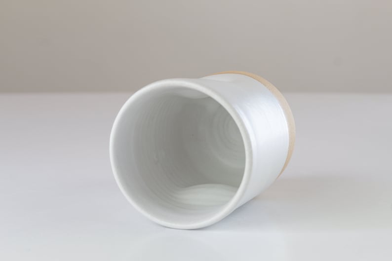 Medium Indent Ceramic Mug/thumbprint Tumblers/minimalist Tea - Etsy