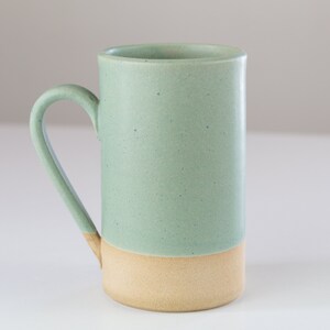 Large modern coffee mug/Tall ceramic mug | Etsy