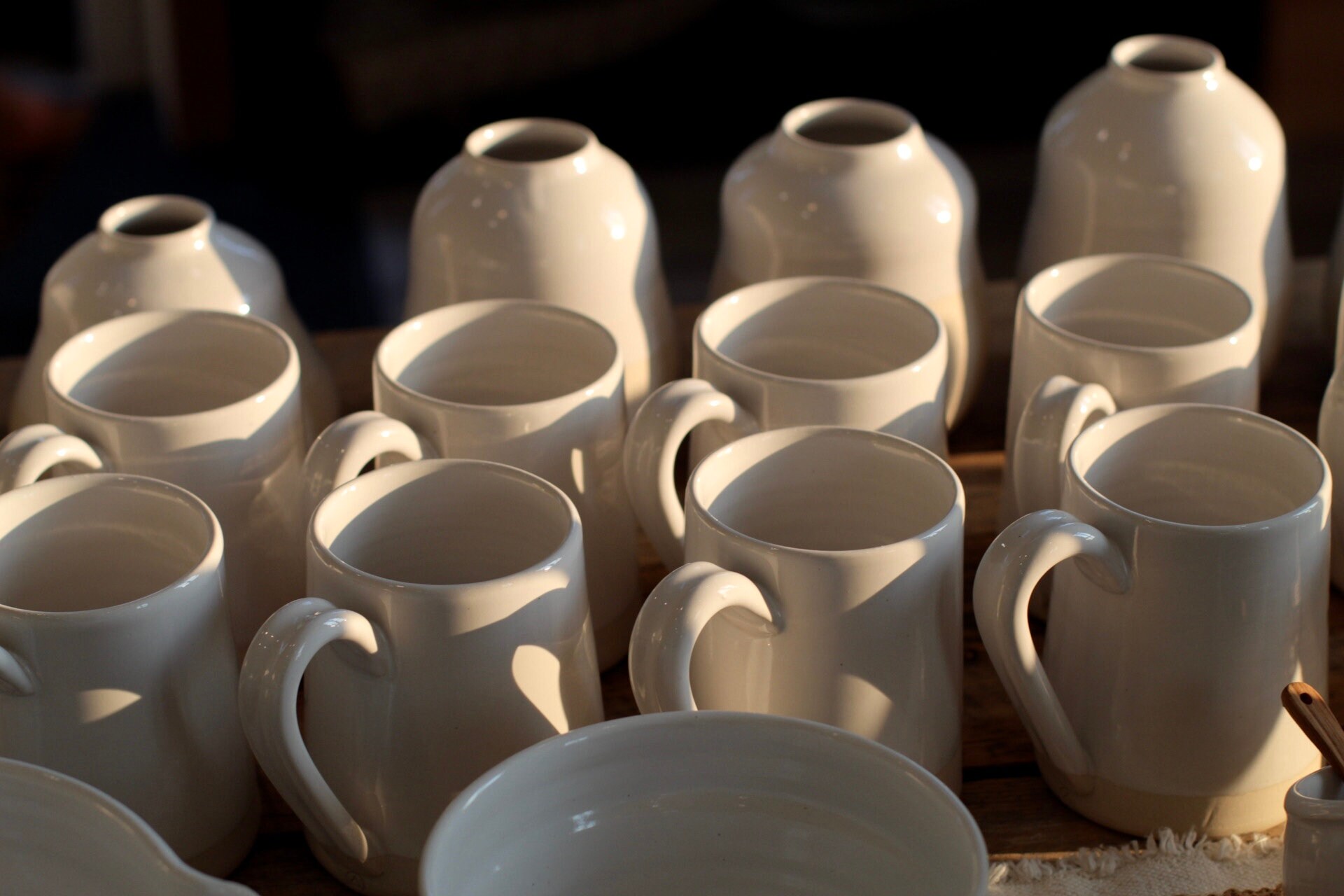 14 Oz Tapered Coffee Mug /classic Coffee and Tea Ceramic Mug - Etsy