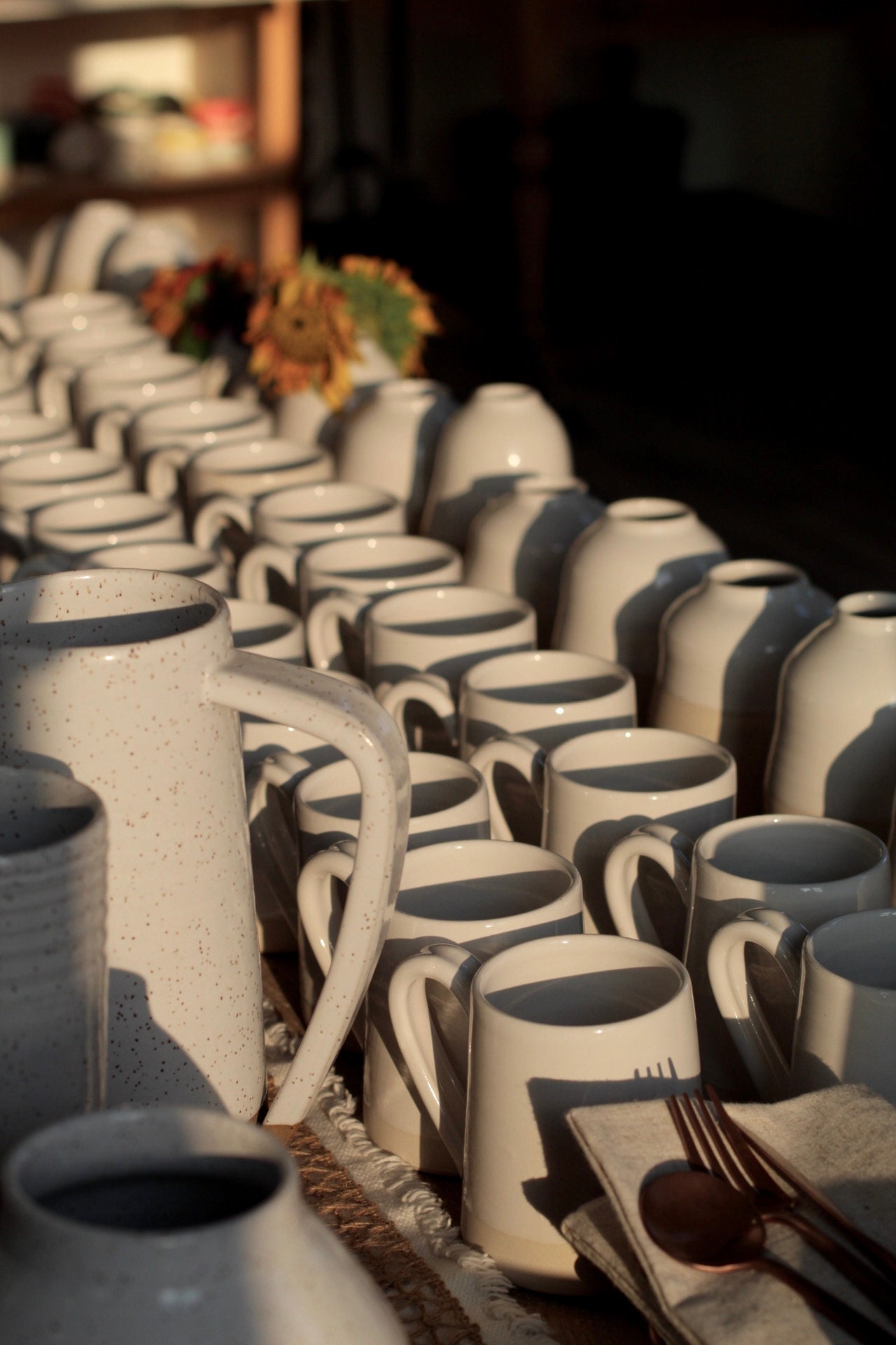 14 Oz Tapered Coffee Mug /classic Coffee and Tea Ceramic Mug - Etsy