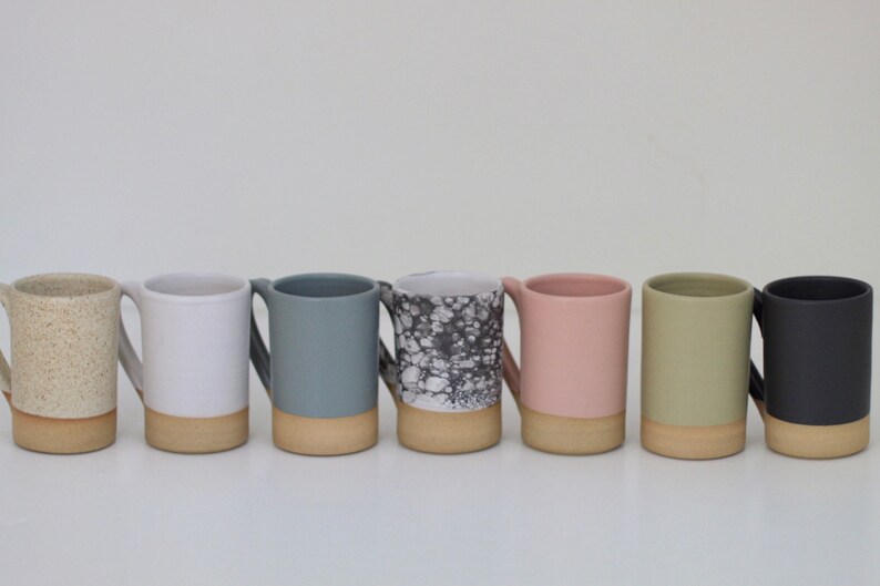Mid-sized Modern Coffee Mug/ 12 Ounce Ceramic Mug - Etsy