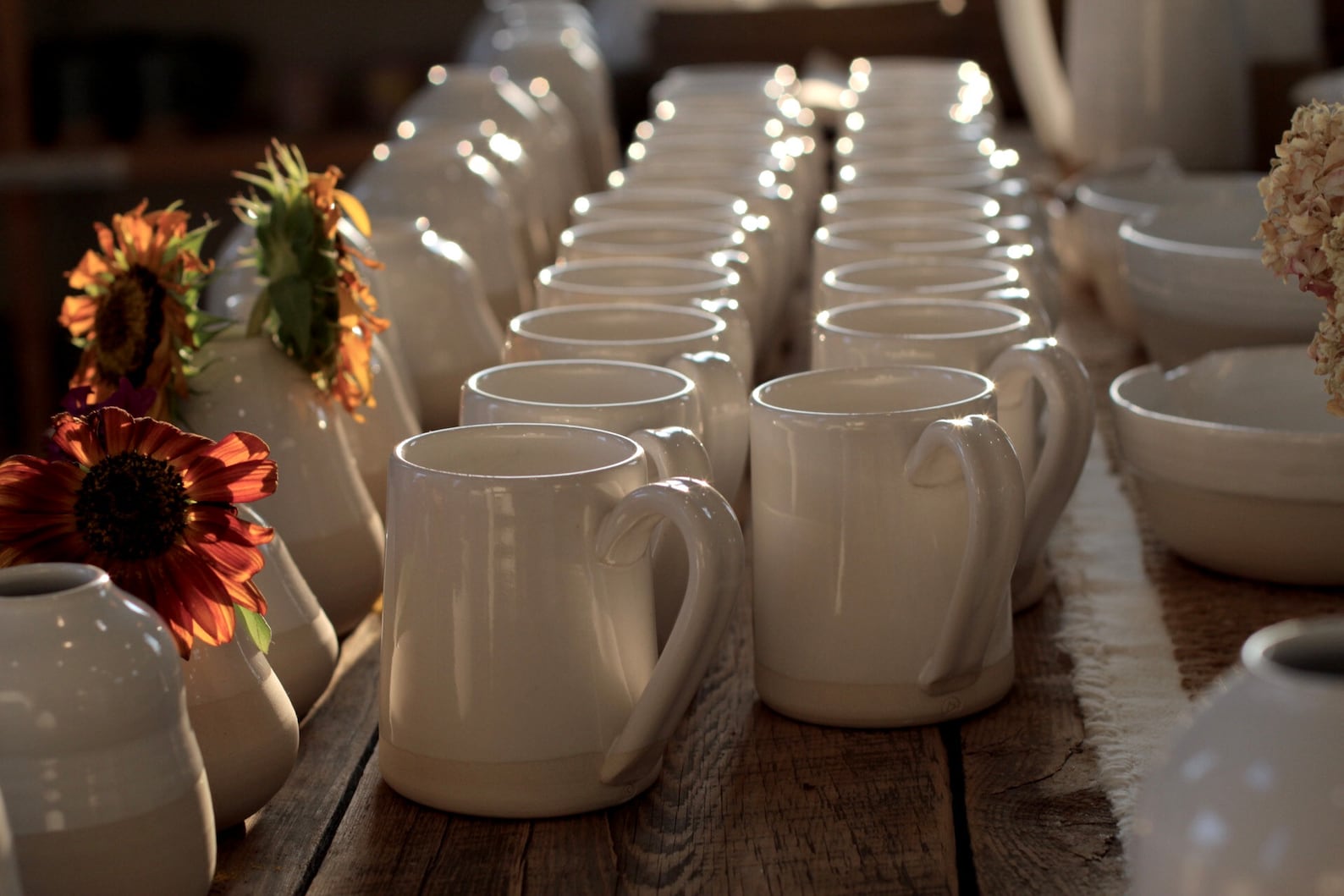 14 Oz Tapered Coffee Mug /classic Coffee and Tea Ceramic Mug - Etsy