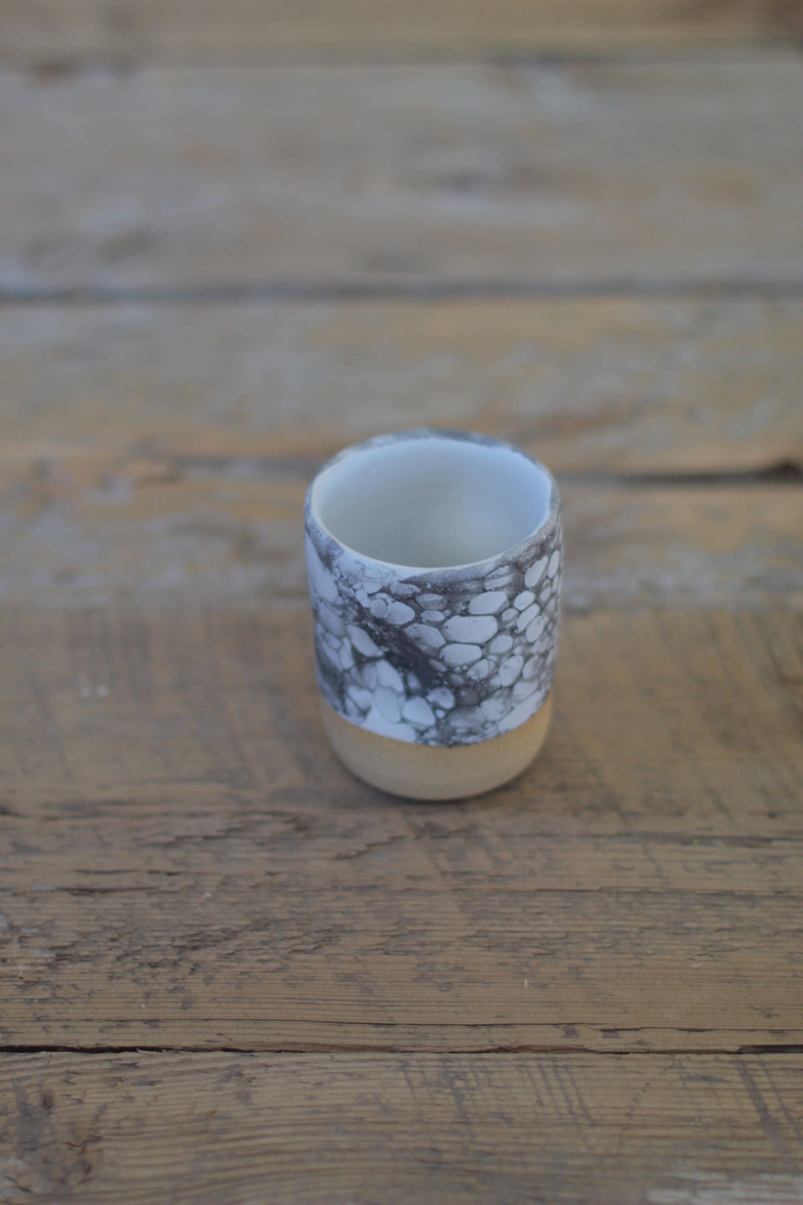 Small Indent Ceramic Mug/thumbprint Tumblers/minimalist Tea Cup - Etsy