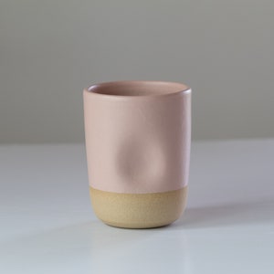 Small Indent Ceramic Mug/thumbprint Tumblers/minimalist Tea Cup - Etsy