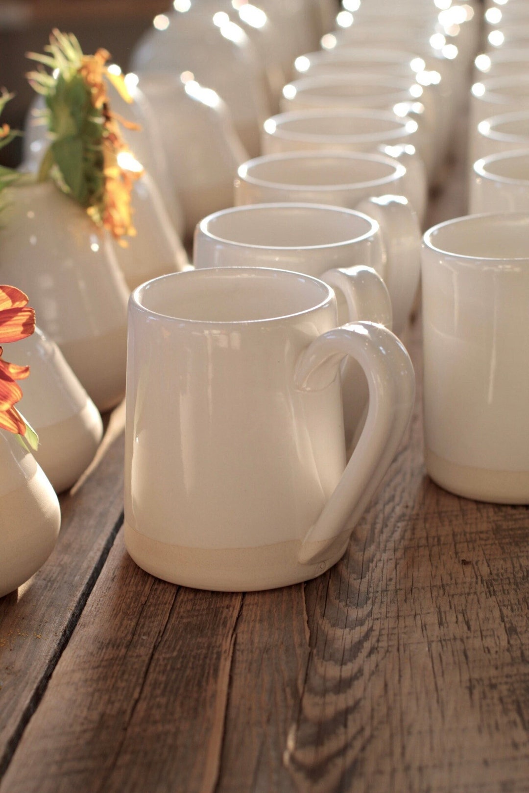 14 Oz Tapered Coffee Mug /classic Coffee and Tea Ceramic Mug - Etsy
