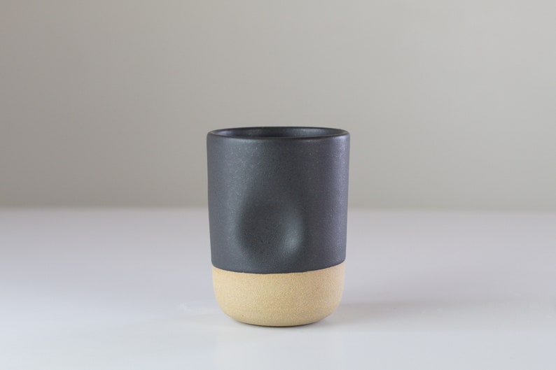 Medium Indent Ceramic Mug/thumbprint Tumblers/minimalist Tea Cup - Etsy