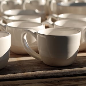 Ceramic Latte Cup /classic Coffee and Tea Mug - Etsy