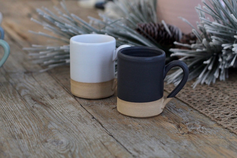Small Modern Mug/ Kids Size Mug/small Ceramic Coffee Mug - Etsy