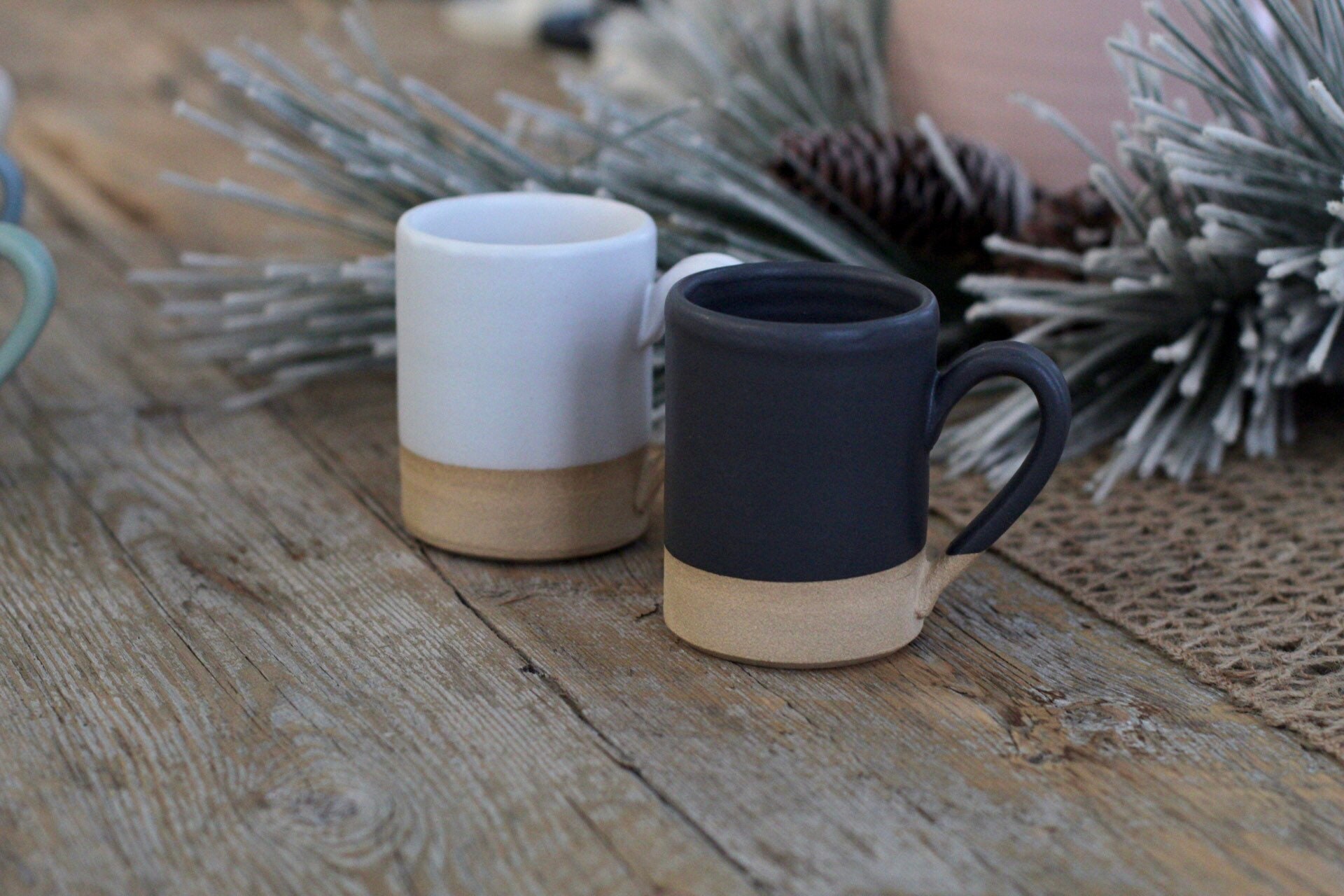Small Modern Mug/ Kids Size Mug/small Ceramic Coffee Mug - Etsy