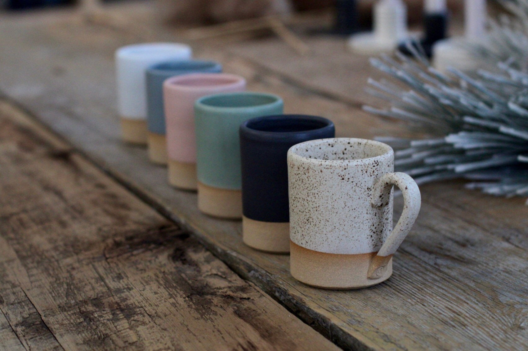 Small Modern Mug/ Kids Size Mug/small Ceramic Coffee Mug - Etsy